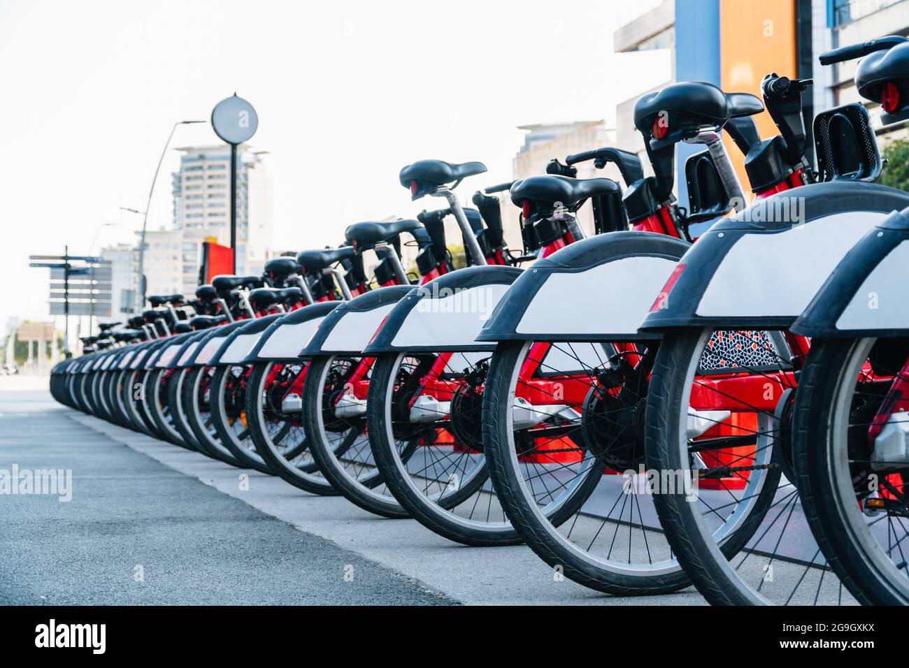 Rental stand hi-res stock photography and images - Alamy