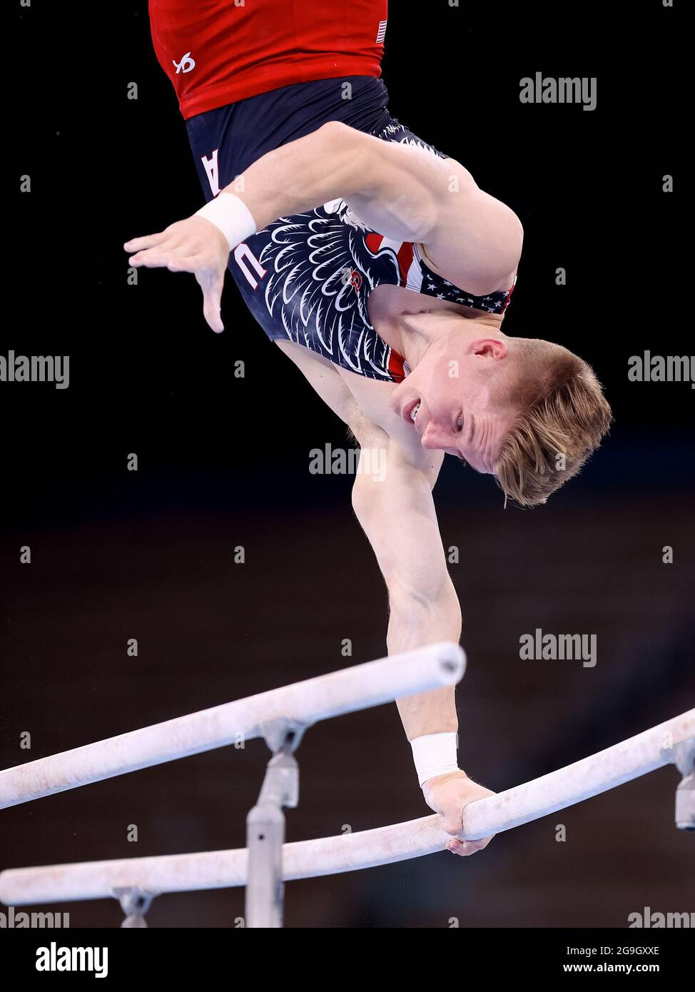 TOKYO, JAPAN - JULY 26: Shane Wiskus of USA competing on Men's Team ...
