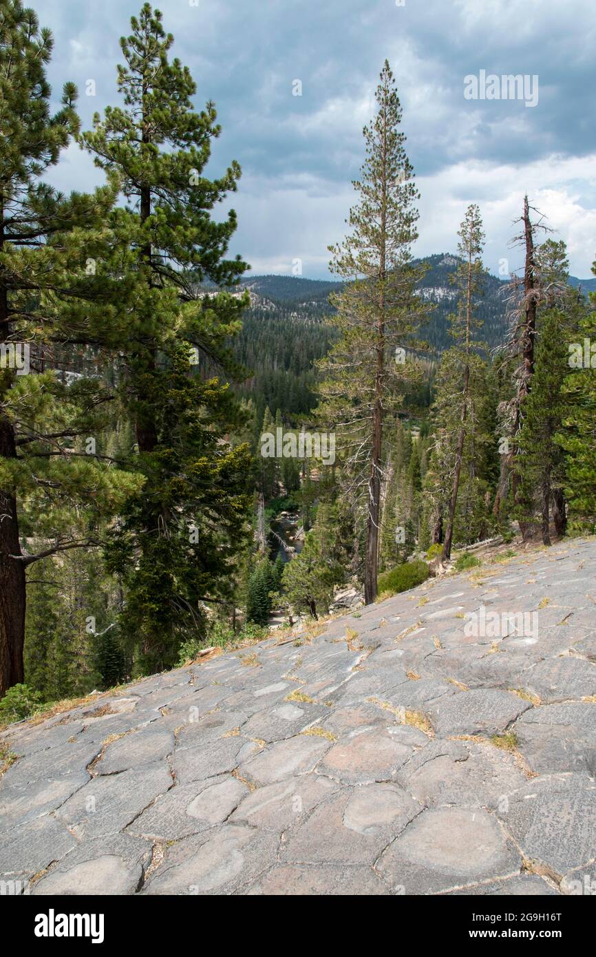 Devil's Postpile National Monument features unique basalt formations ...
