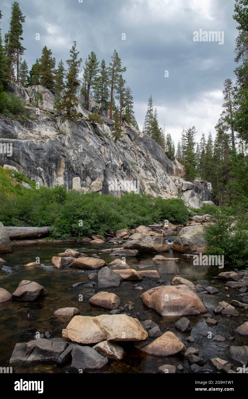Devil's Postpile National Monument features unique basalt formations ...