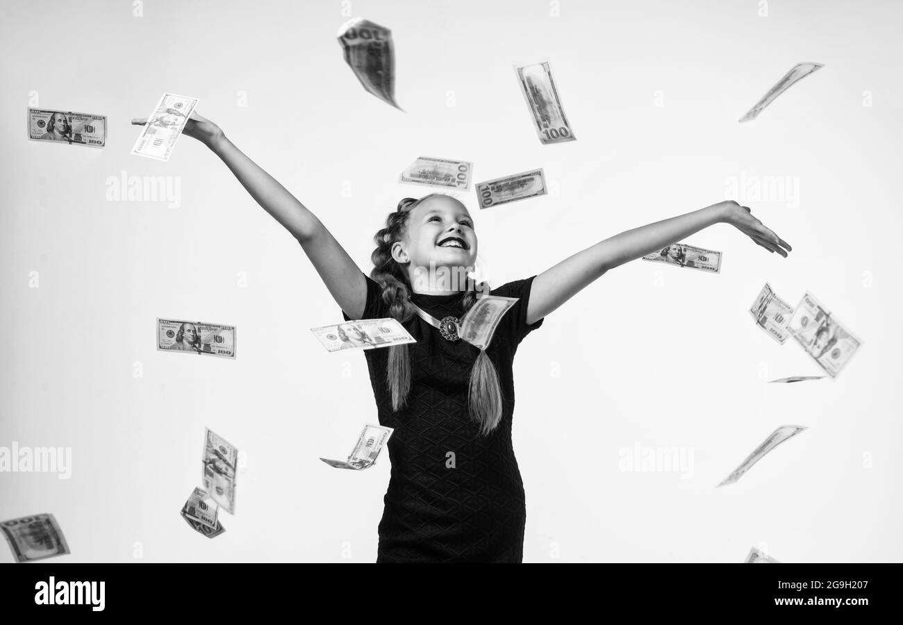 pure happiness. money. happy and wealthy childhood. financially secure ...