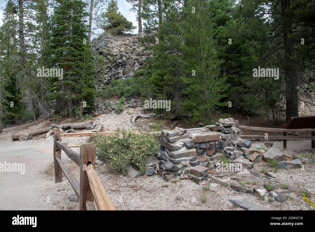 Devil's Postpile National Monument features unique basalt formations ...