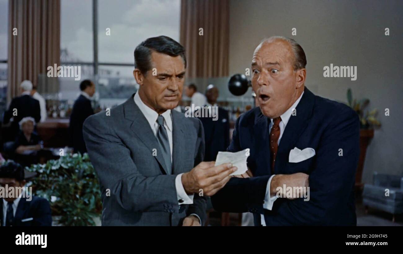 Los Angeles.CA.USA. Cary Grant and Philip Ober in a scene in (C) MGM ...