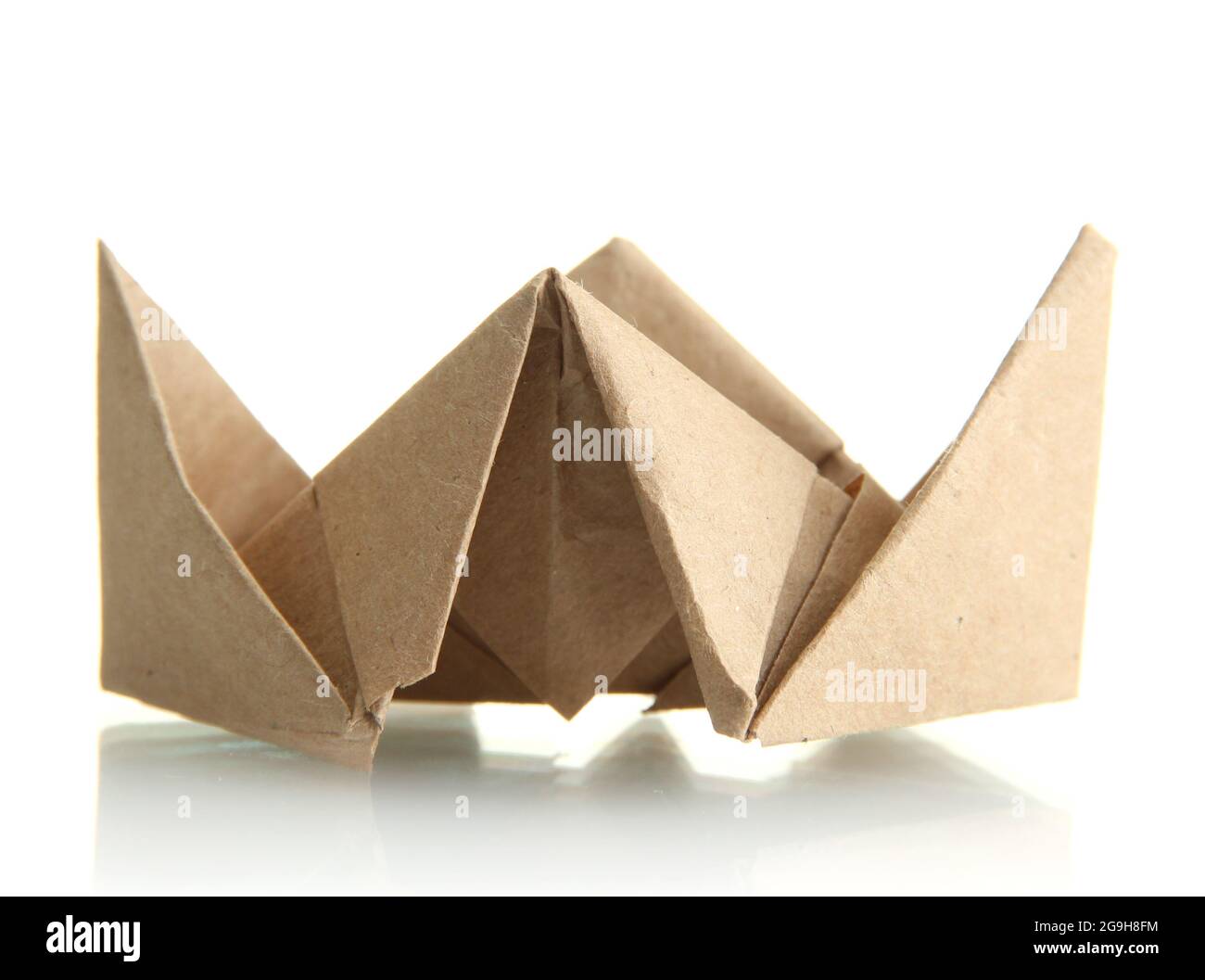 Origami steamer isolated on white Stock Photo - Alamy