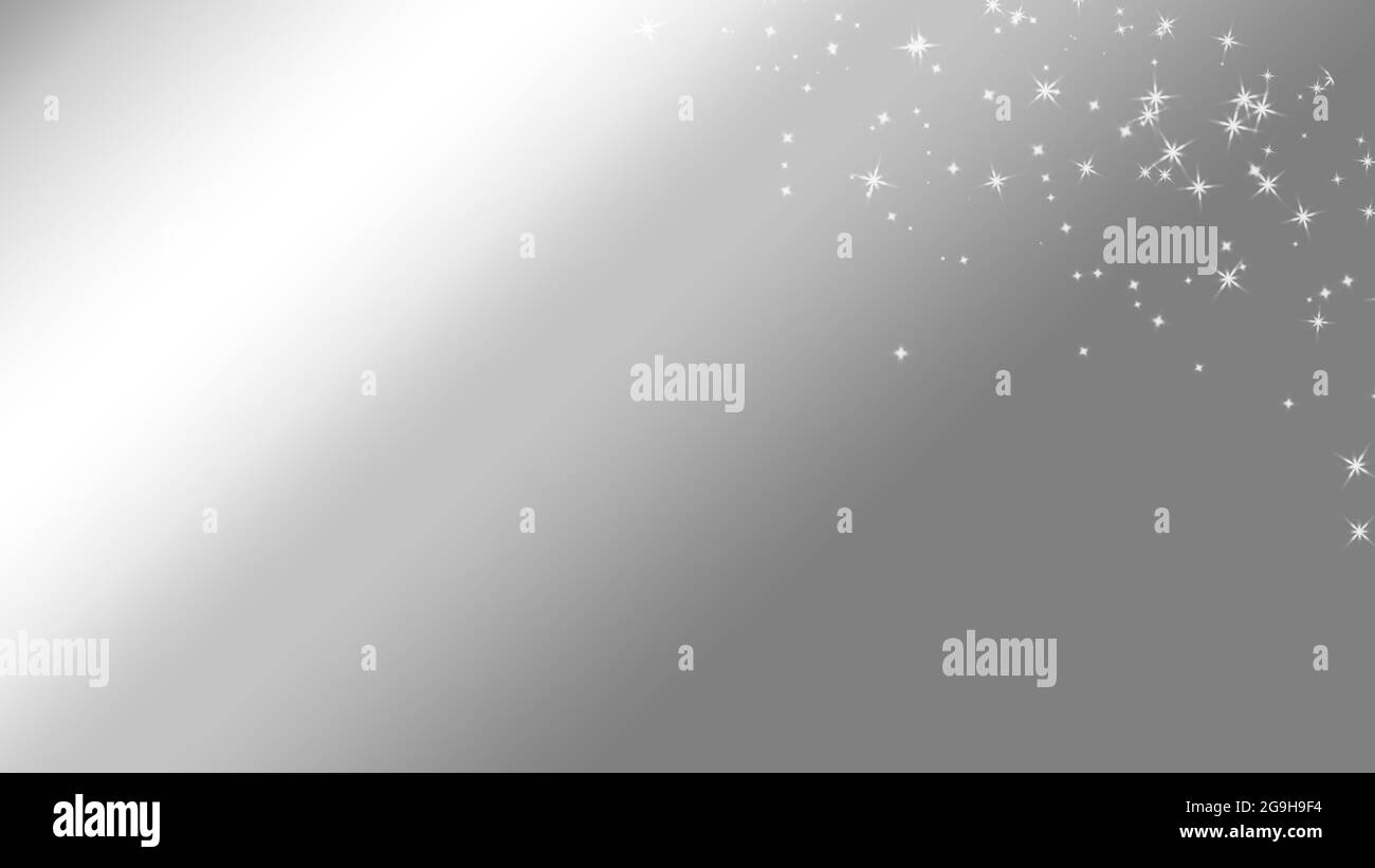 Abstract star on gradient gray color background. silver space stripe ...