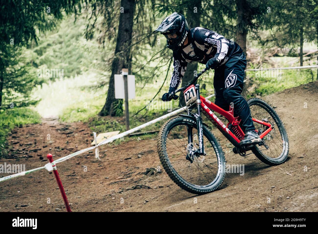 KAISER Ben during the iXS European Downhill Cup, Mountain Bike cycling ...