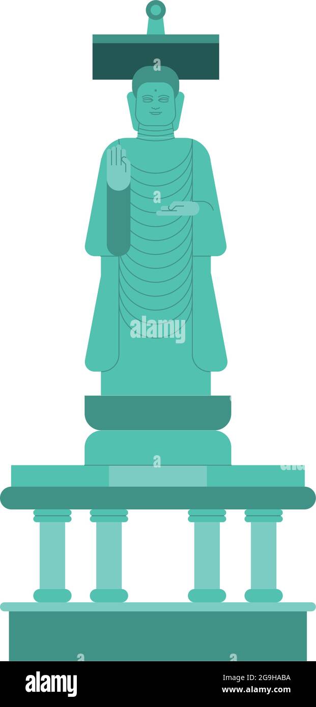 south korean statue on white background Stock Vector Image & Art - Alamy