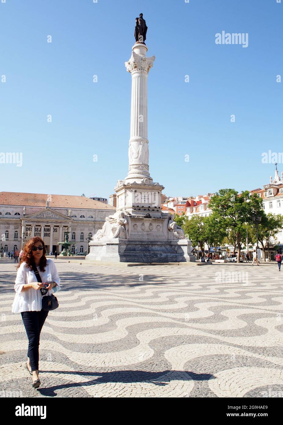Column of Pedro IV, monument to King Peter IV of Portugal, located in ...