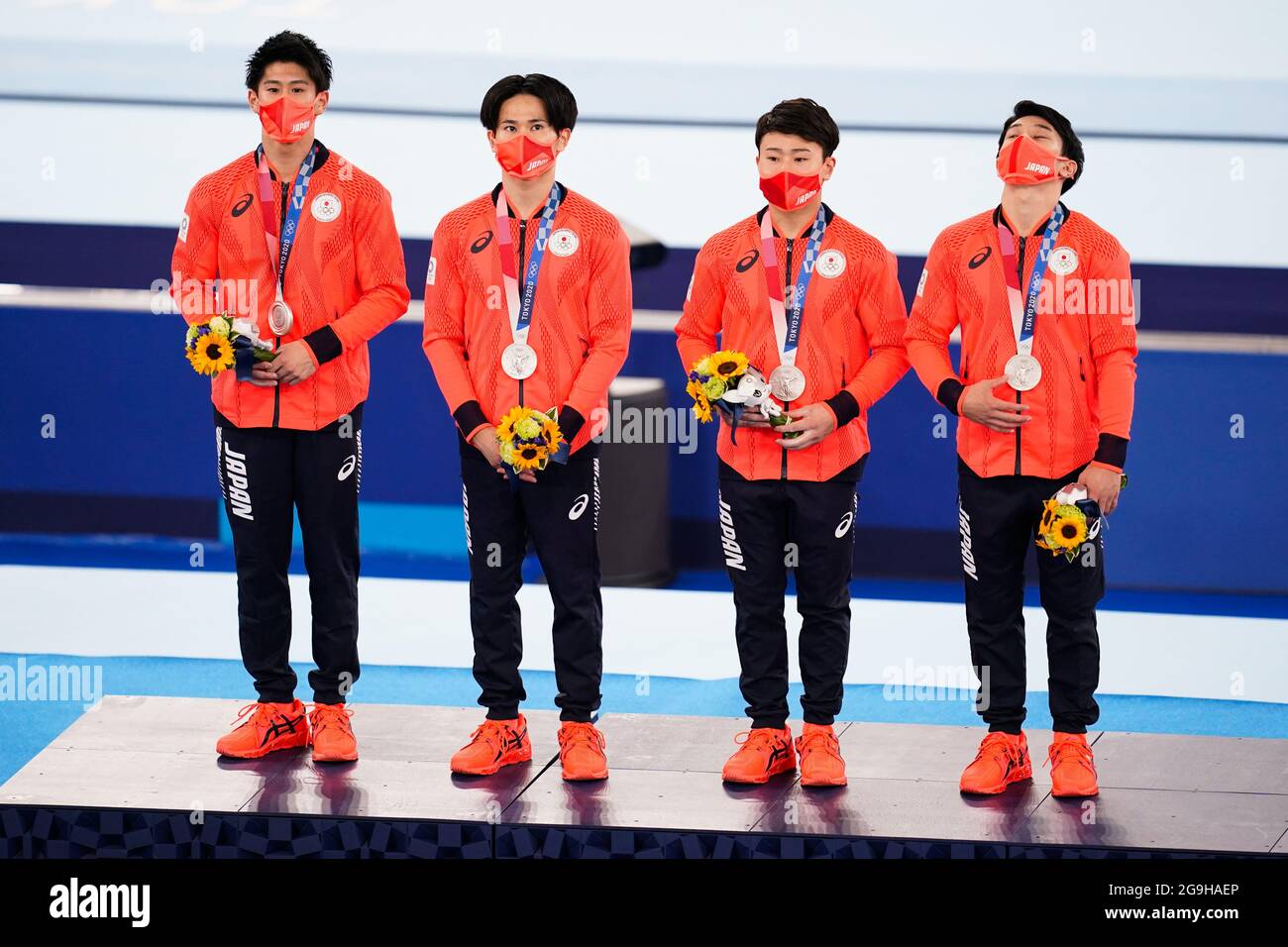 Tokyo, Japan. 26th July, 2021. Japan team group (JPN) Gymnastics ...
