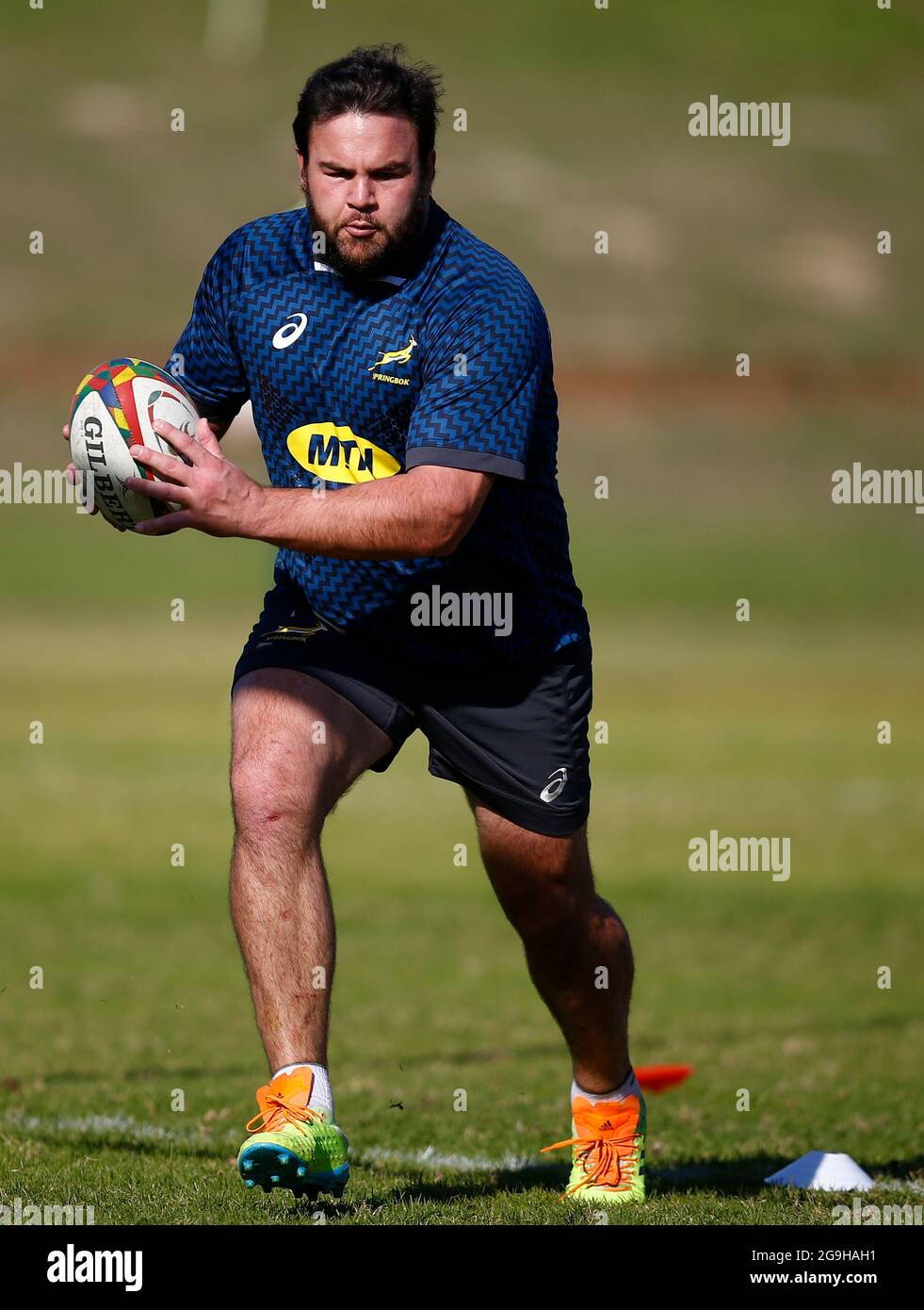 South Africa's Frans Malherbe during a training session at Western ...