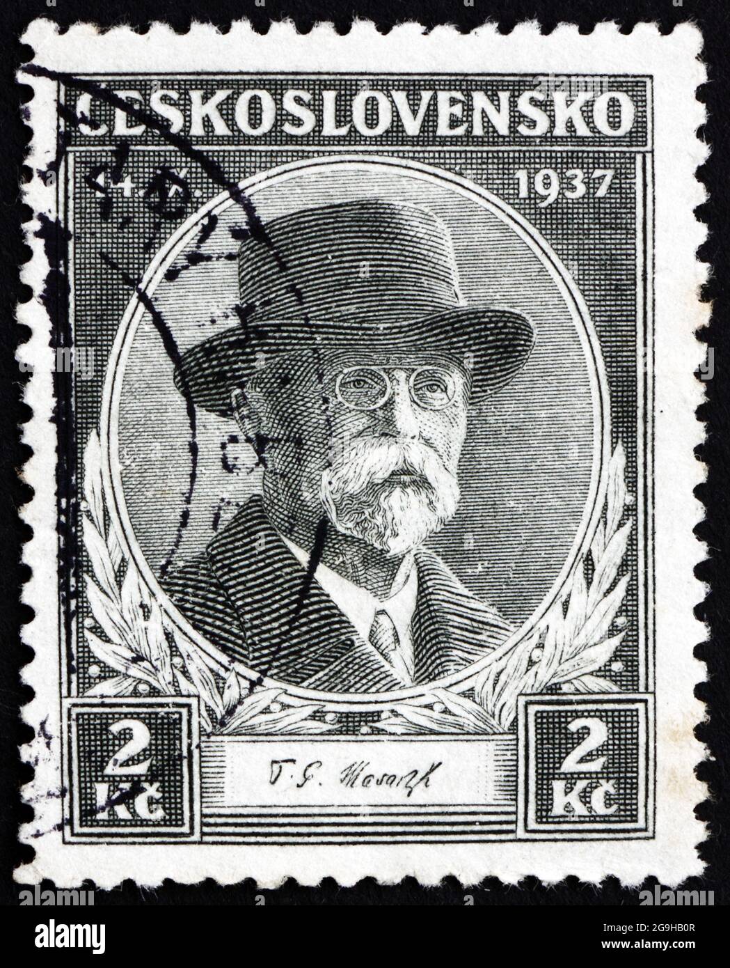 Czechoslovakia masaryk stamp hi-res stock photography and images - Alamy