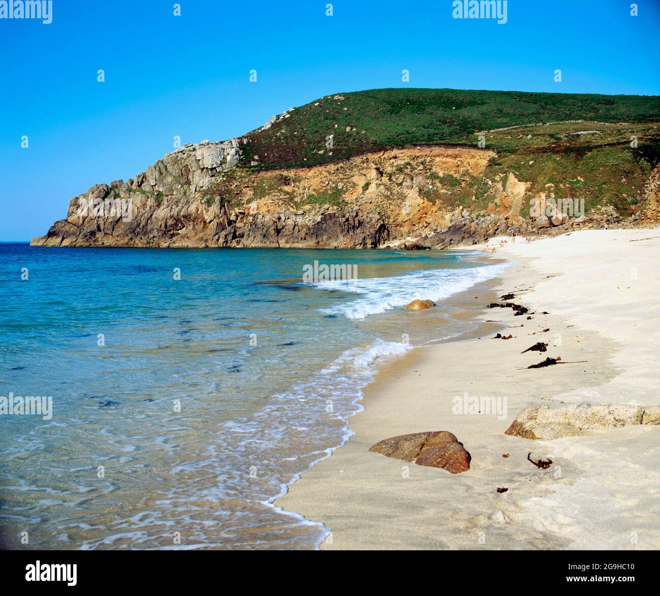 Portheras beach cornwall hi-res stock photography and images - Alamy