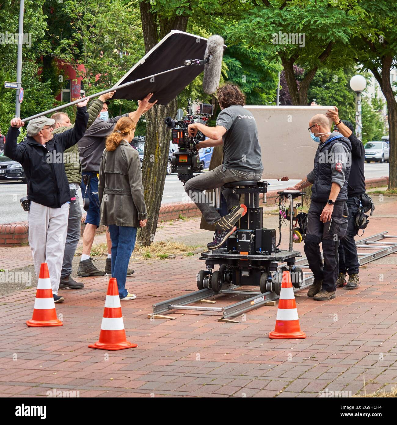 Cinema crew hi-res stock photography and images - Alamy