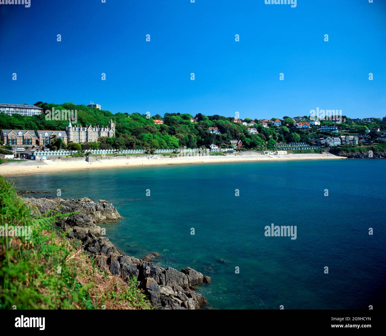 Langland bay gower peninsula coastal hi-res stock photography and ...