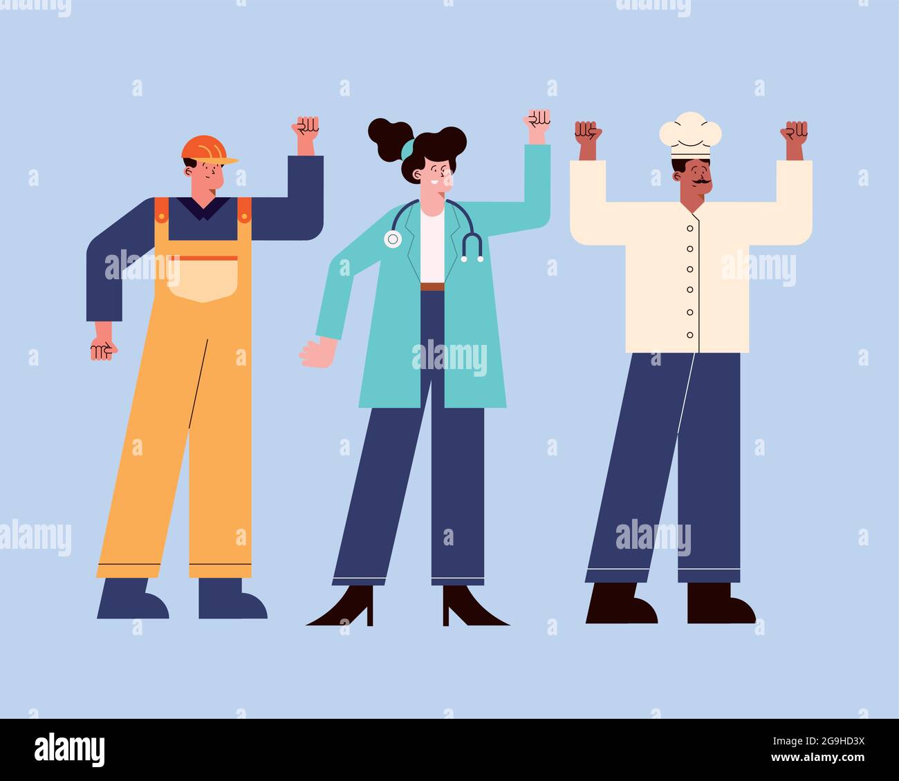 Group professions occupations Stock Vector Images - Alamy