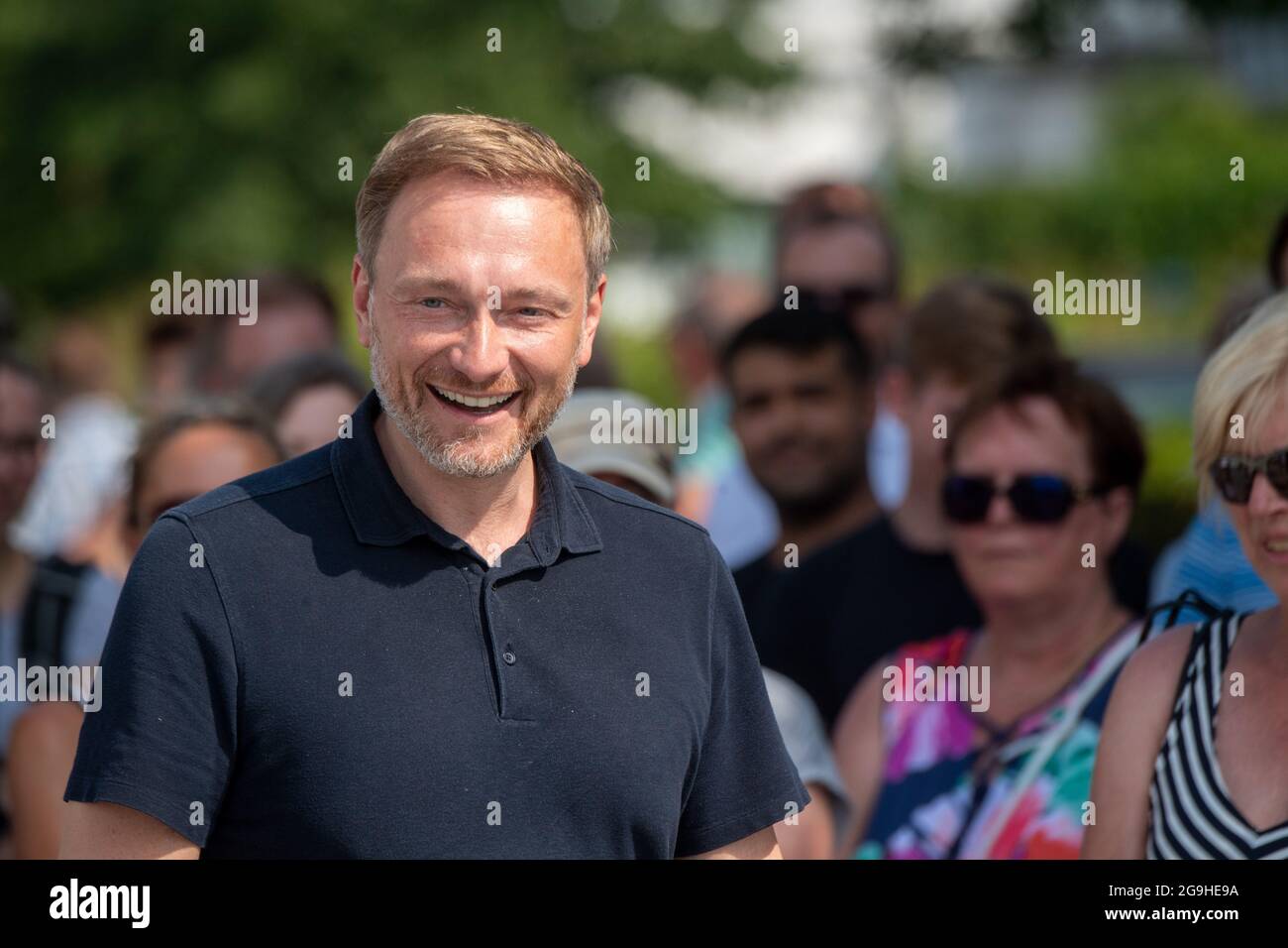Binz, Germany. 26th July, 2021. Christian Lindner, Federal Chairman of ...