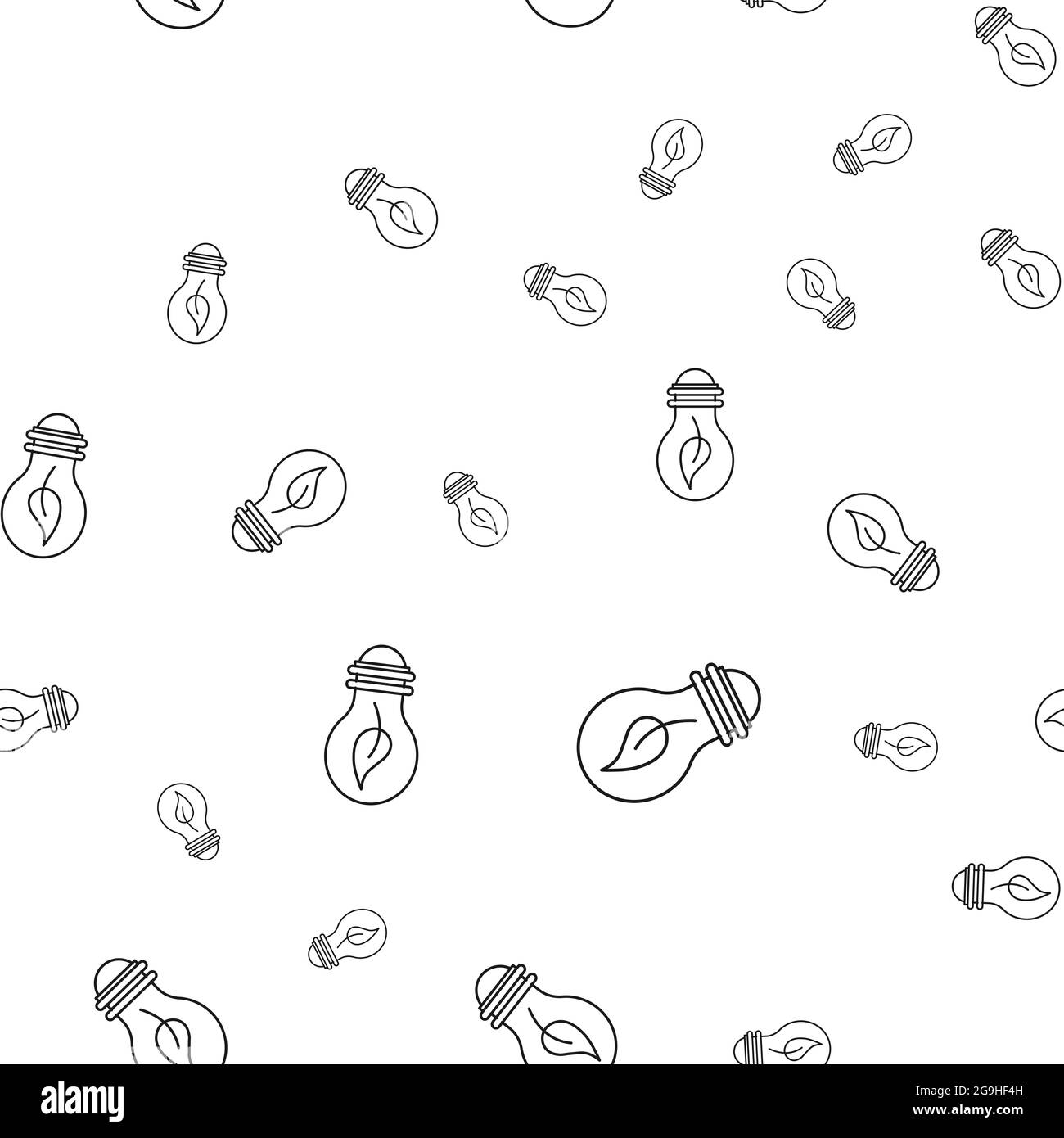 Seamless light bulb pattern hi-res stock photography and images - Alamy