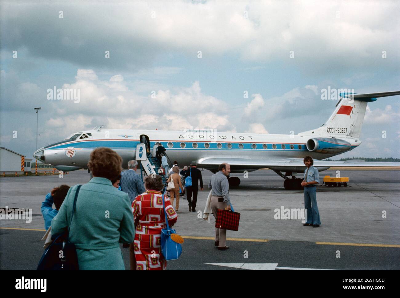 Tupolev tu 134 airplane hi-res stock photography and images - Alamy