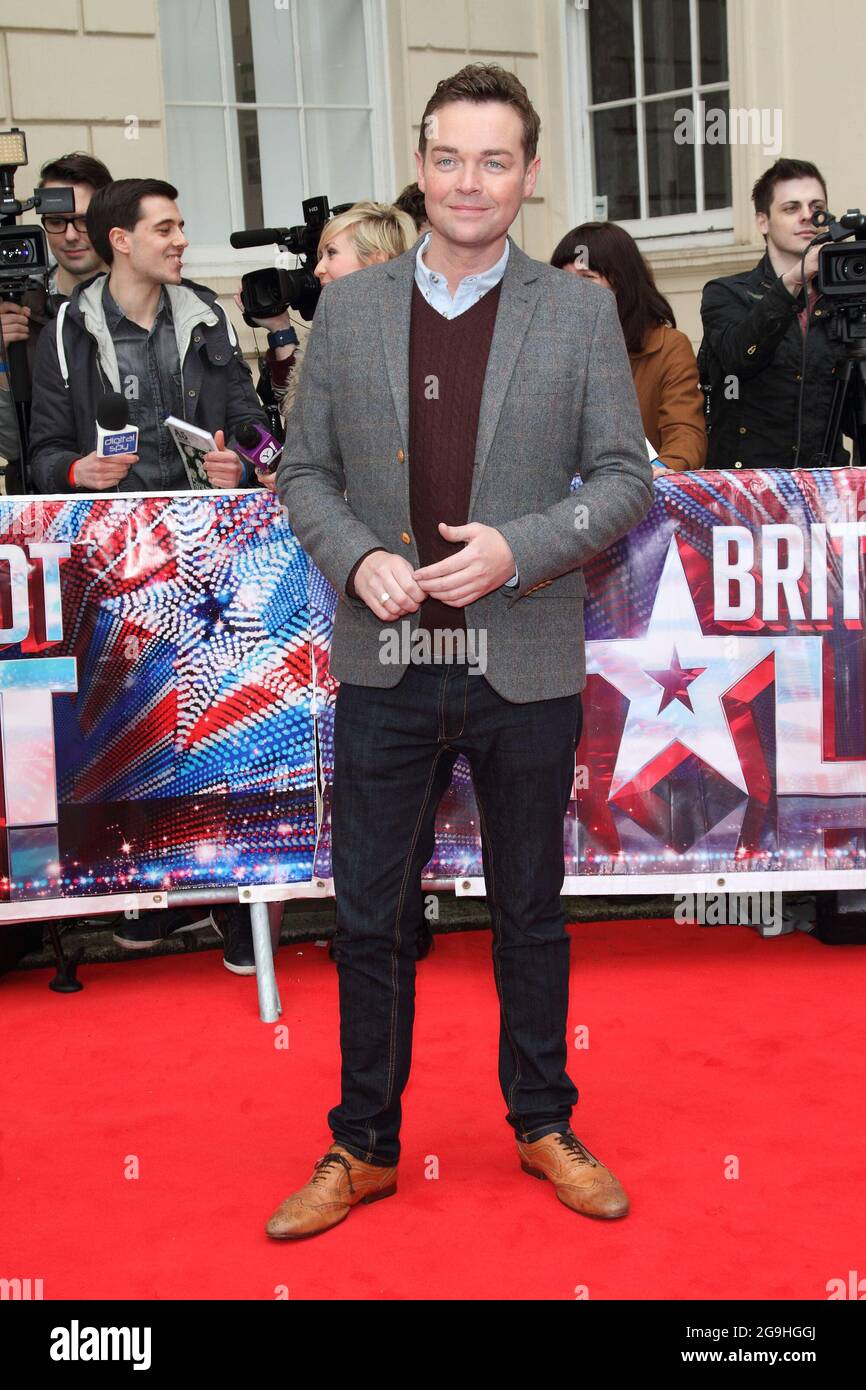 London. UK. Stephen Mulhern at Britain's Got Talent Press launch, at ...