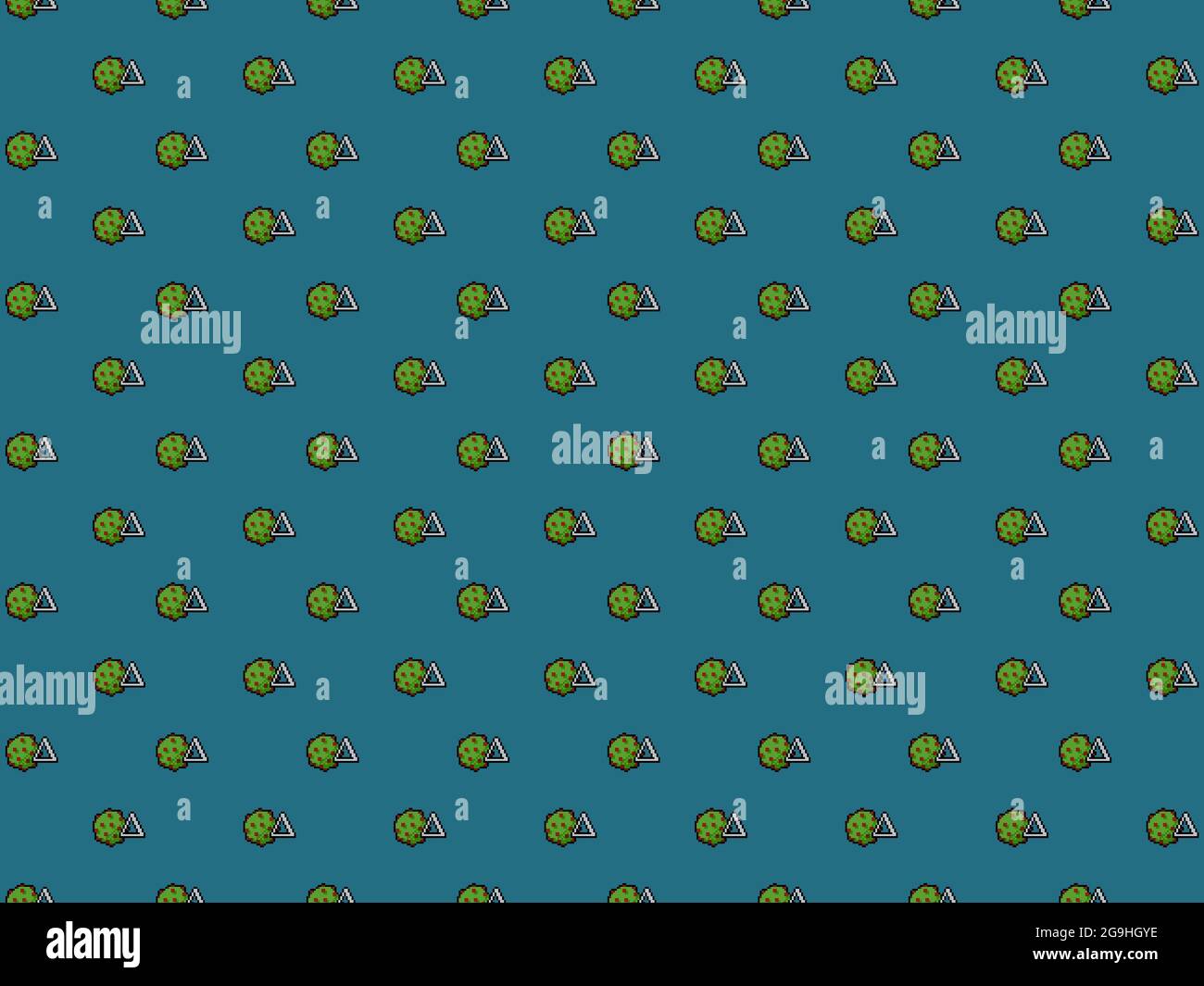 Pixel coronavirus Delta variant particle pattern wallpaper - seamless ...