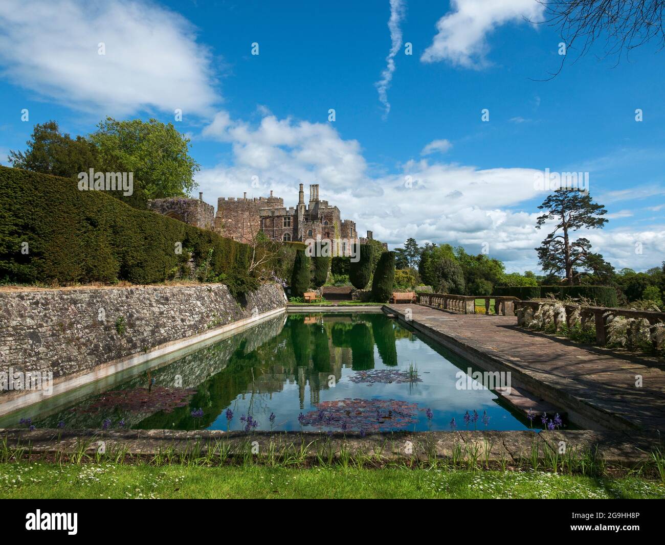 The Lily Pond (formerly an Edwardian swimming pool) Berkeley Castle ...