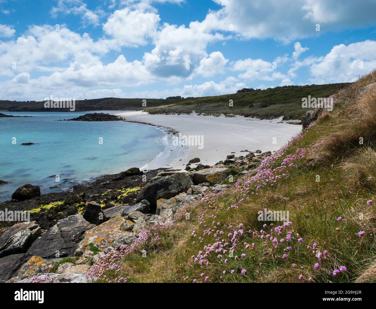 Little Bay, St Martin's, Isles of Scilly, Cornwall, England, UK Stock ...