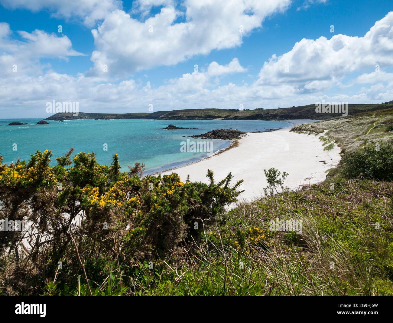 Little Bay, St Martin's, Isles of Scilly, Cornwall, England, UK Stock ...