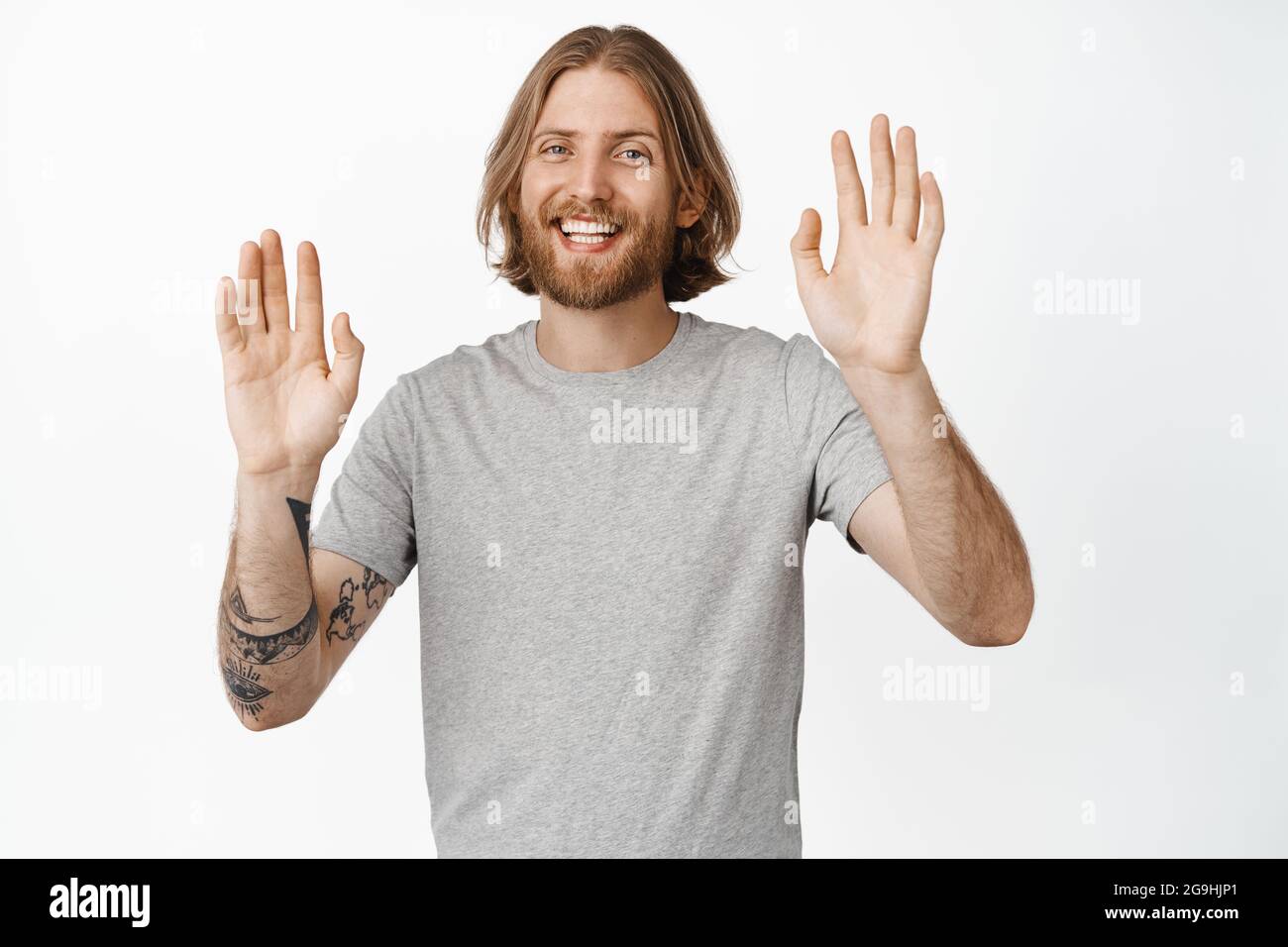 Man Waving Goodbye High Resolution Stock Photography and Images - Alamy