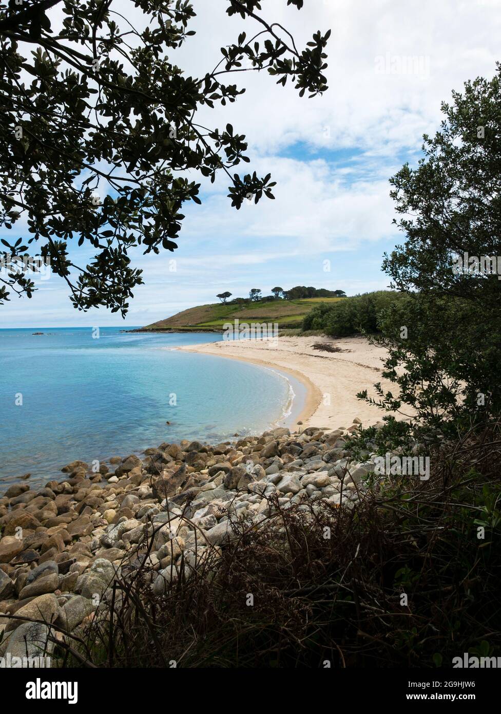 Pelistry Bay, St Mary's, Isles of Scilly, Cornwall, England, UK Stock ...