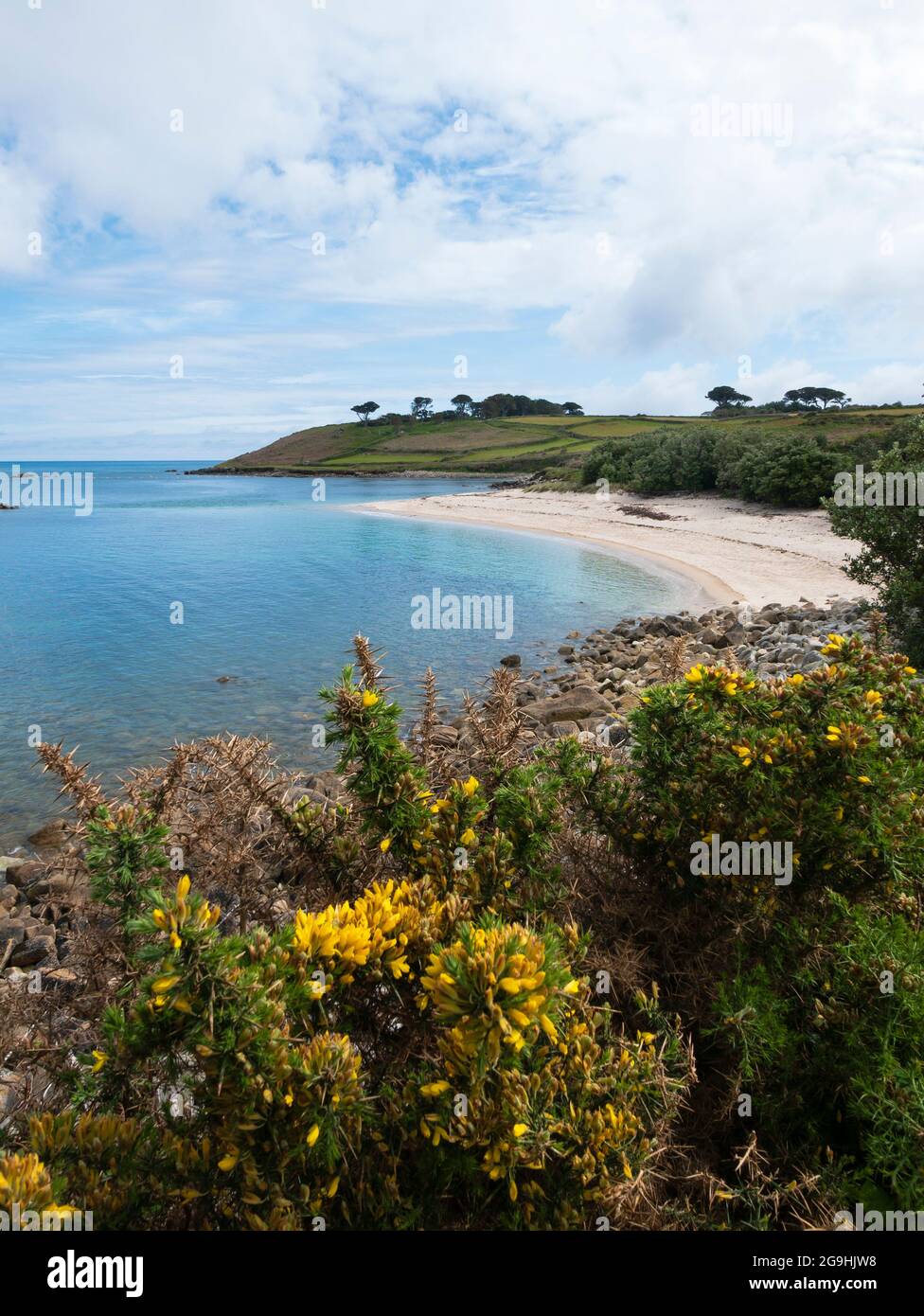 Pelistry Bay, St Mary's, Isles of Scilly, Cornwall, England, UK Stock ...