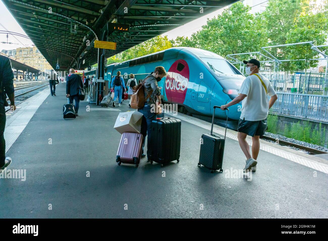 Paris, France, Historic French SNCF Train Station, Gare de l'Est ...
