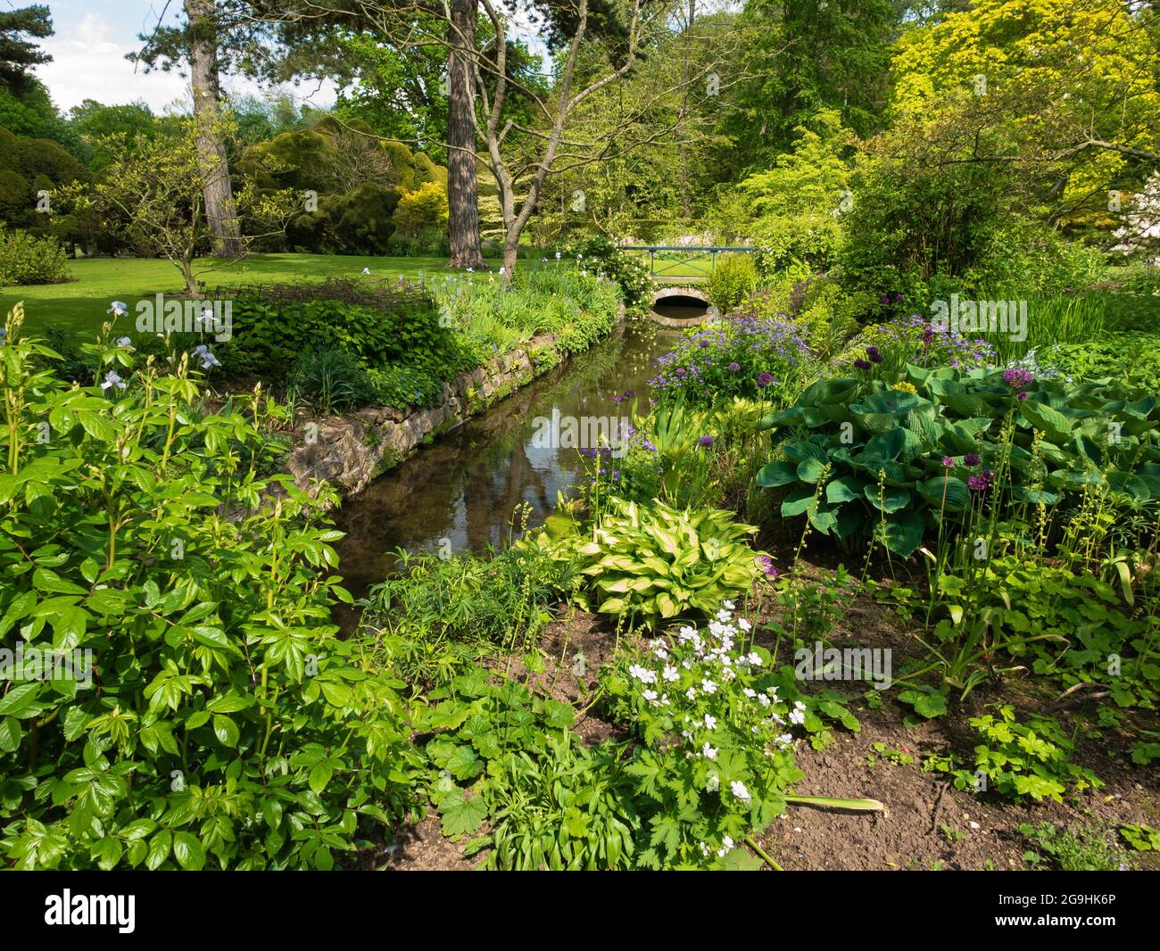 Melbourne Hall Gardens, Melbourne, Derbyshire, England, UK Stock Photo ...