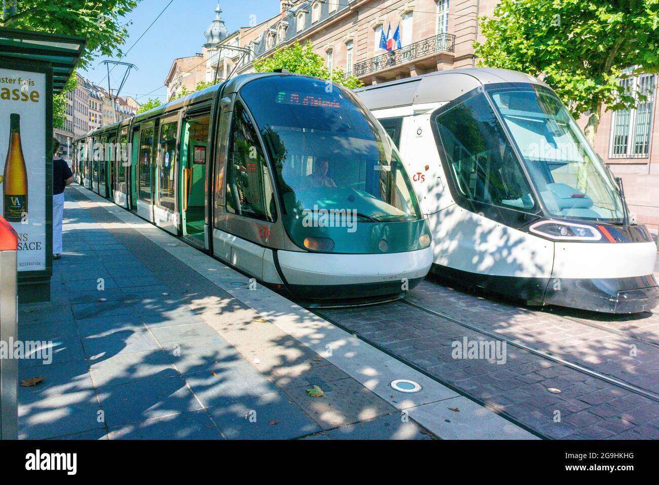Strasbourg, France, Tramways in Station, Street Scenes, Old City ...