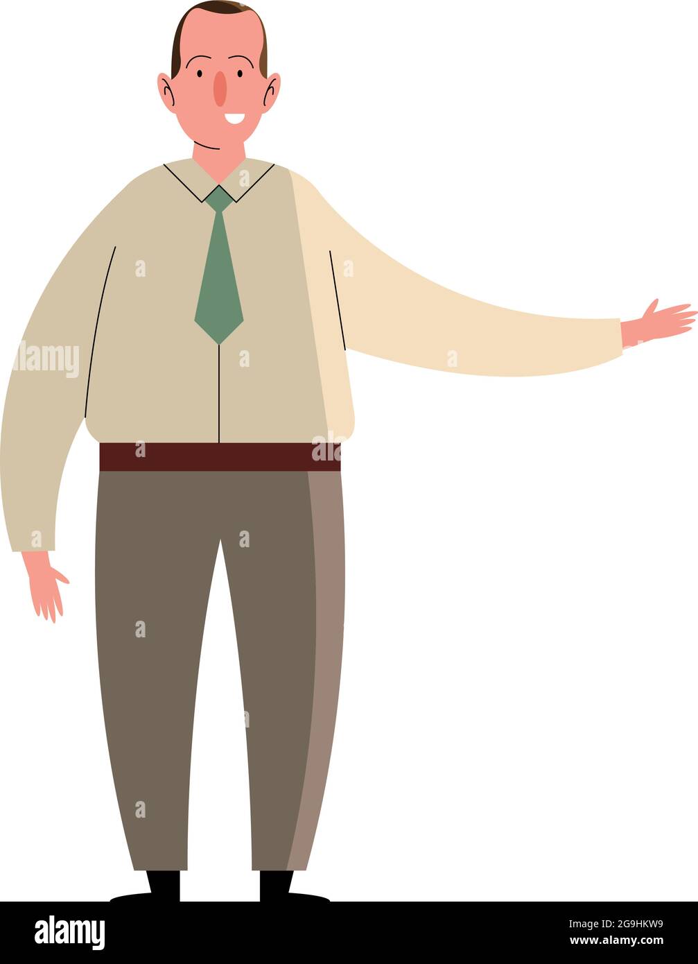 elegant man standing avatar character Stock Vector Image & Art - Alamy