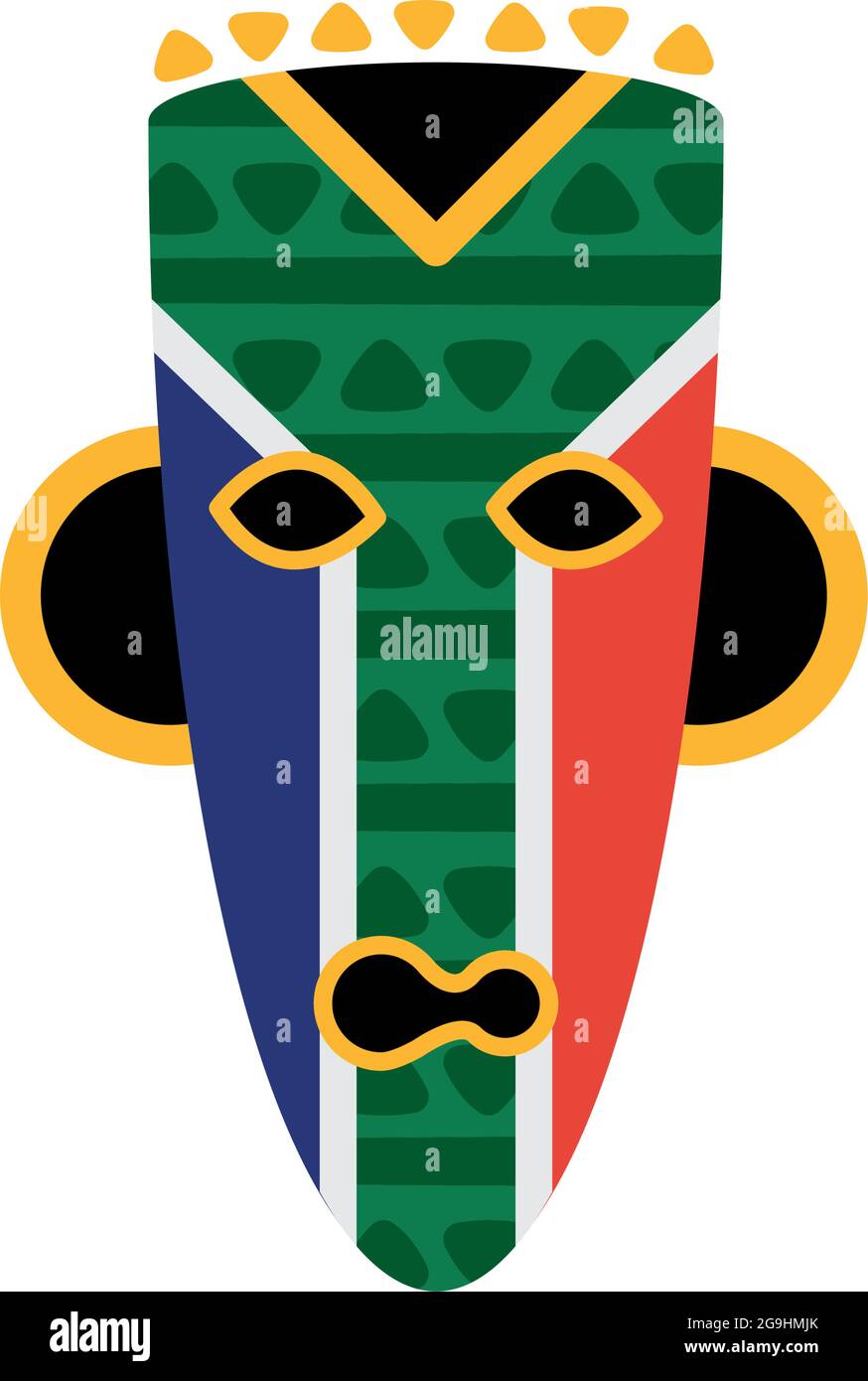 south african flag in mask icon Stock Vector Image & Art - Alamy