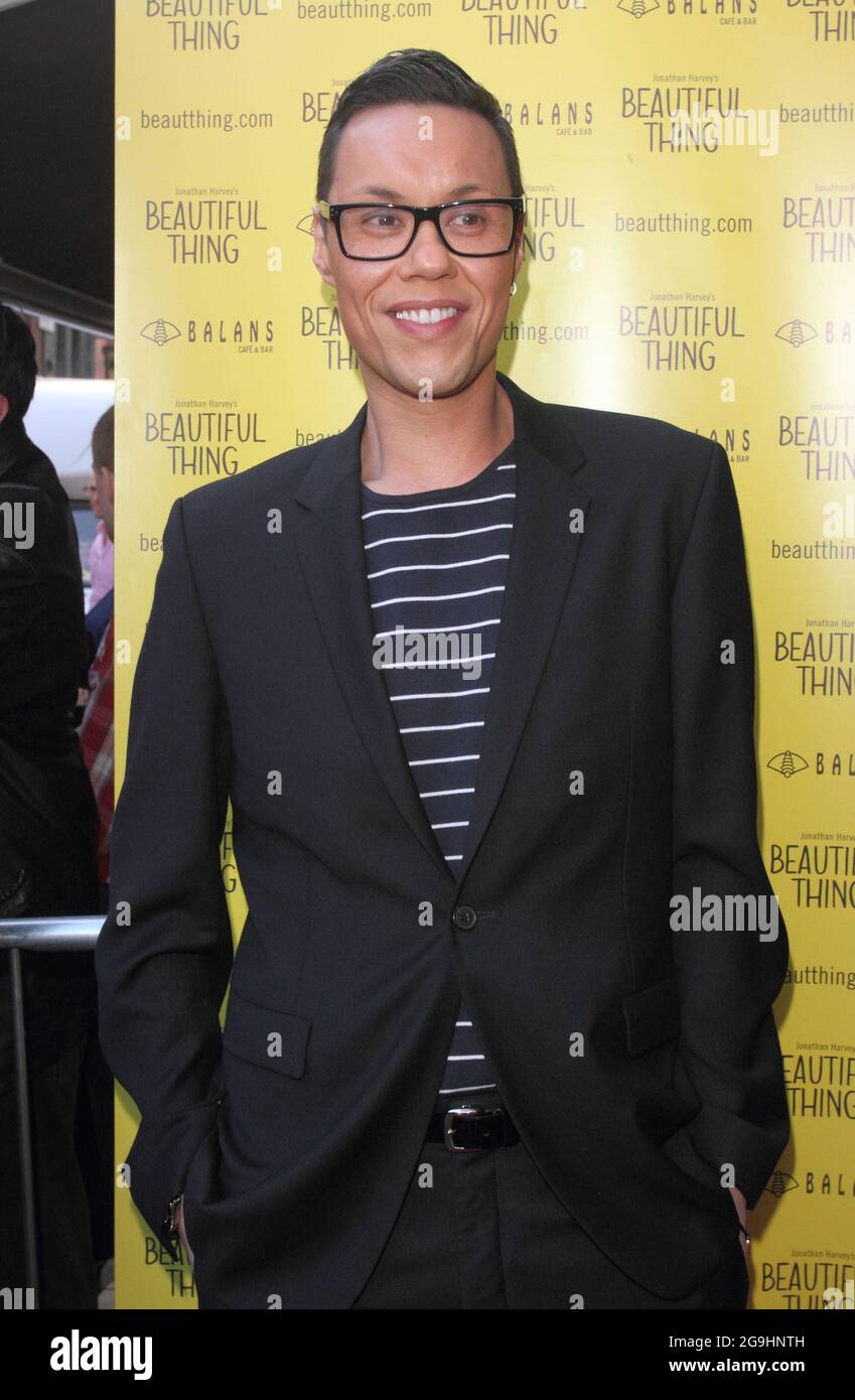 London. UK. Gok Wan at the Press Night for Beautiful Things at the Arts ...