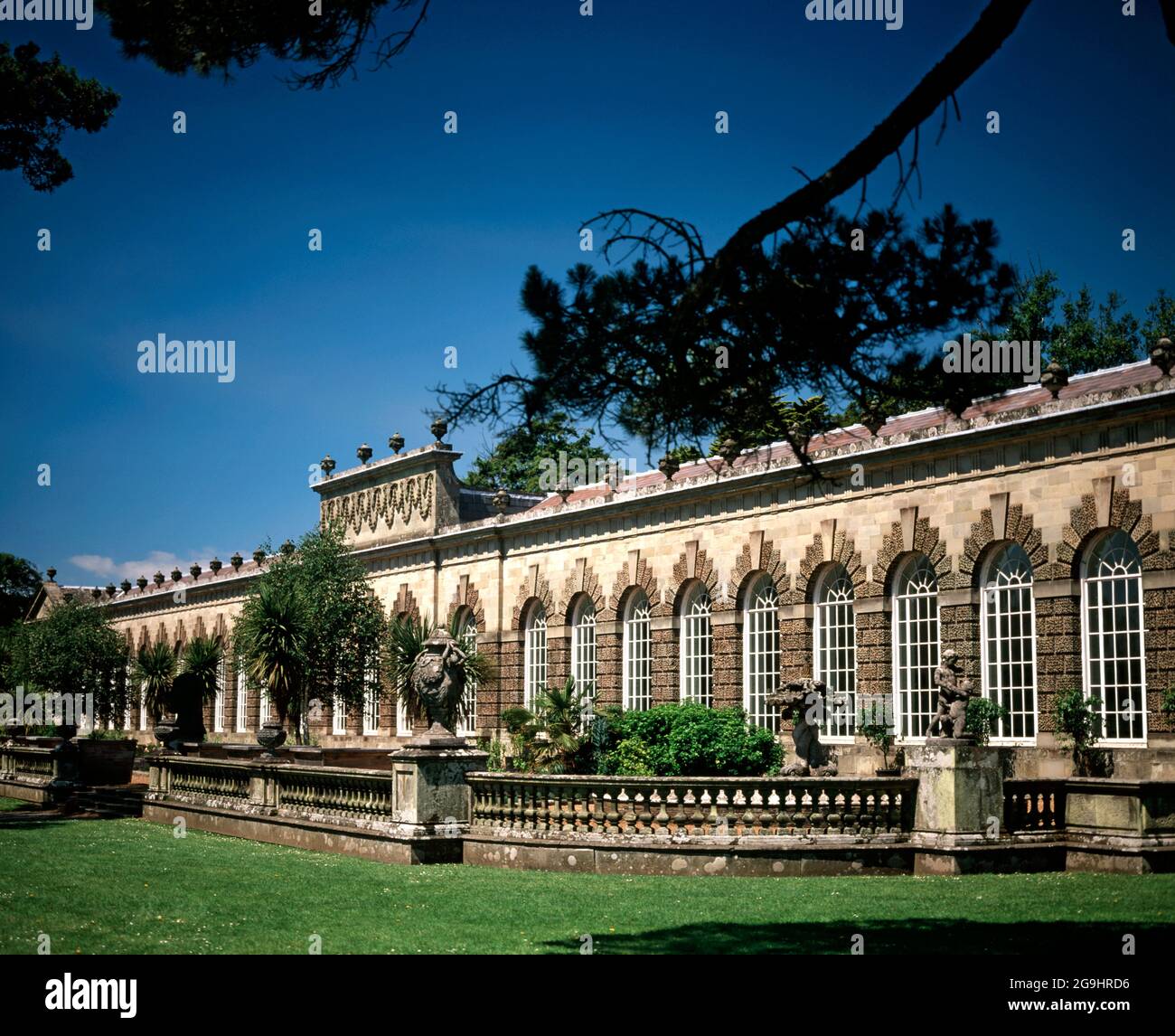 Orangery, Margam Manor, Port Talbot, South Wales Stock Photo - Alamy