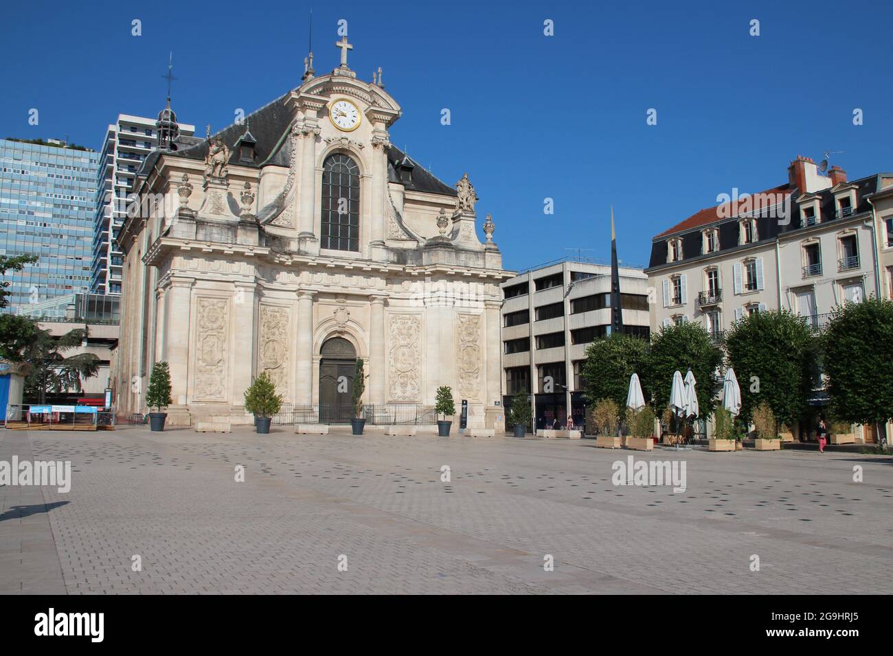 baroque church (saint-sébastien) in nancy in lorraine (france Stock ...