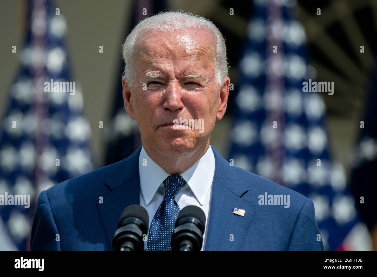 Washington, United States. 25th July, 2021. U.S. President Joe Biden ...