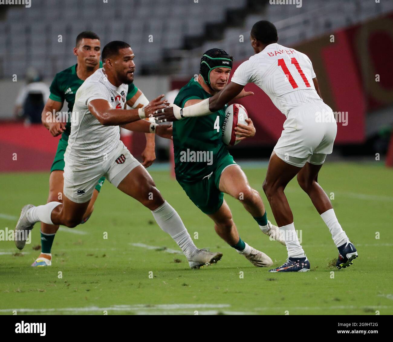 Tokyo, Japan. 26th July, 2021. Team Ireland forward Foster Horan (4 ...