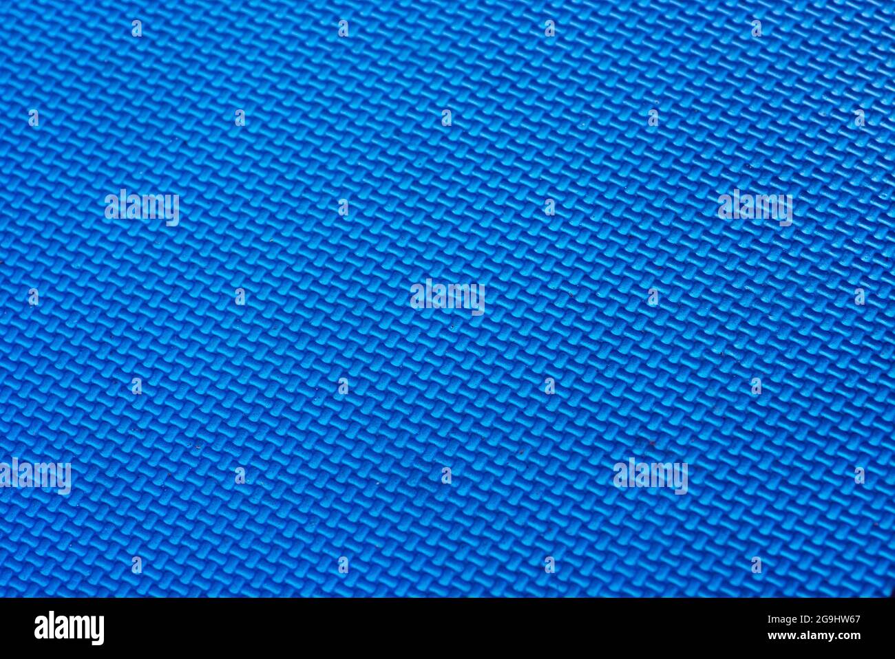 Blue rubber mat texture background Stock Photo - Alamy