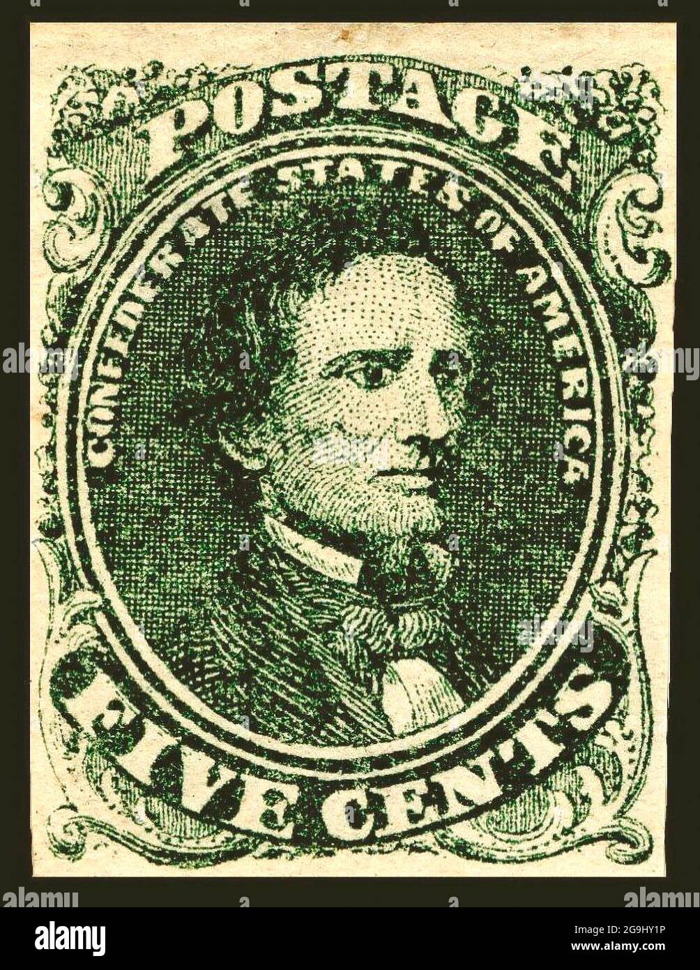 Confederate postage stamp hi-res stock photography and images - Alamy