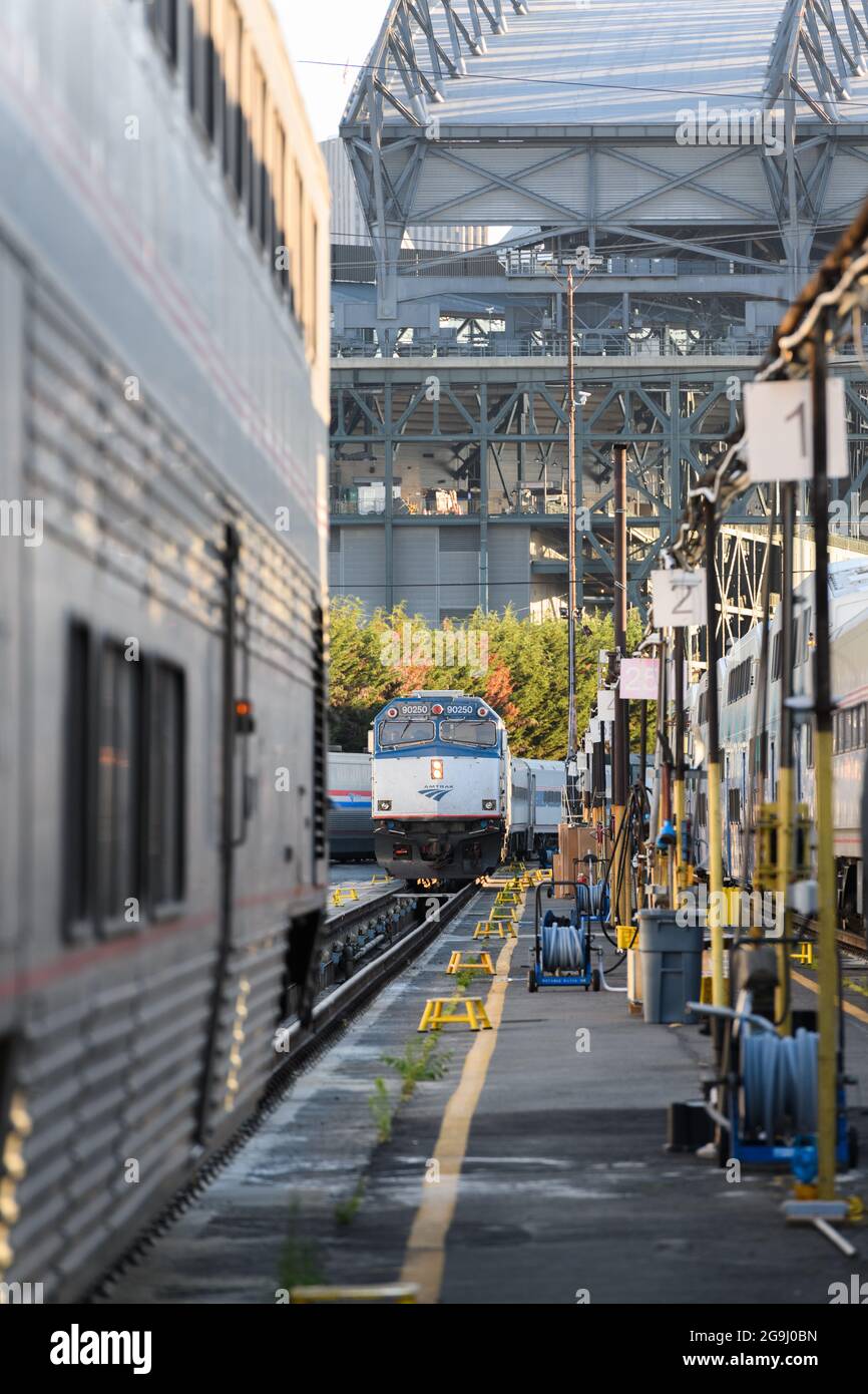 Amtrak logo hi-res stock photography and images - Alamy