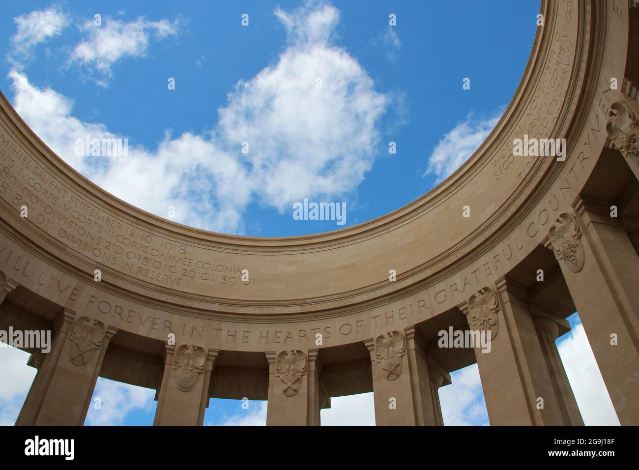 us war memorial at the butte de montsec in lorraine (france Stock Photo ...
