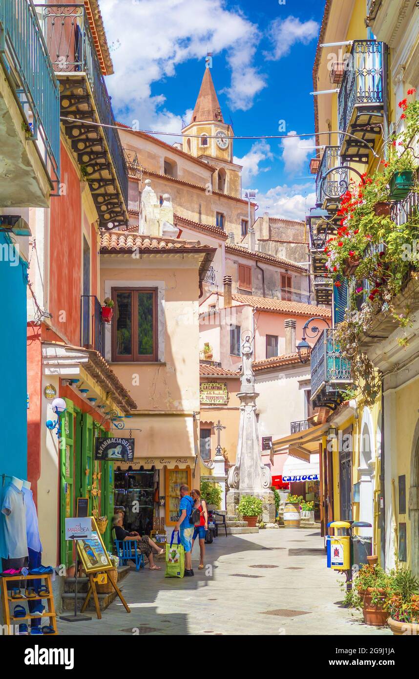 Maratea (Basilicata, Italy) - The colorful sea village in southern ...