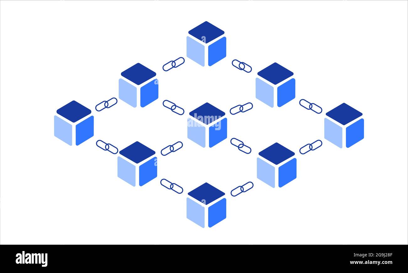 Decentralized data Stock Vector Images - Alamy