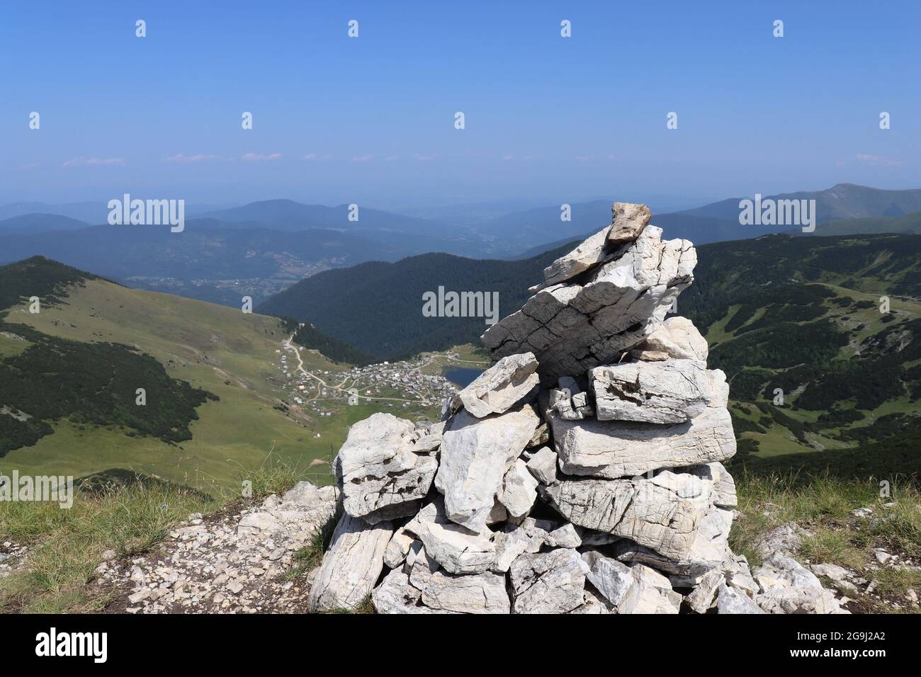 Beautiful peaks of the Vranica mountains in Bosnia and Herzegovina ...