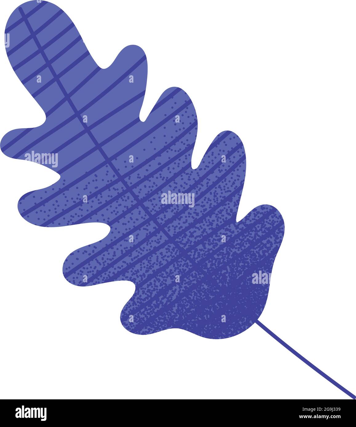 blue leaf plant nature icon Stock Vector Image & Art - Alamy