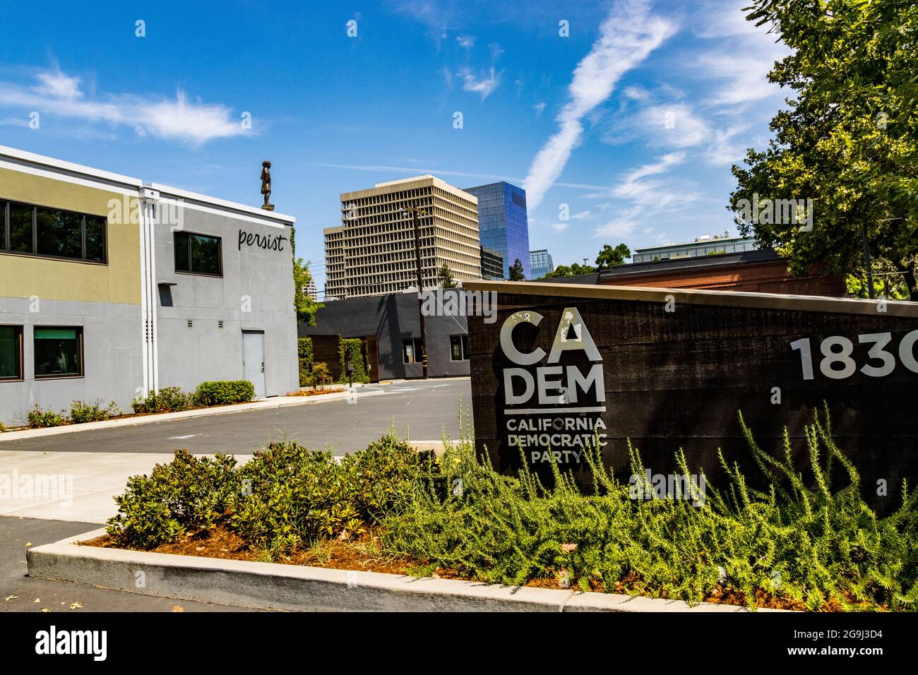 The Democratic party headquarters in Sacramento California USA Stock ...