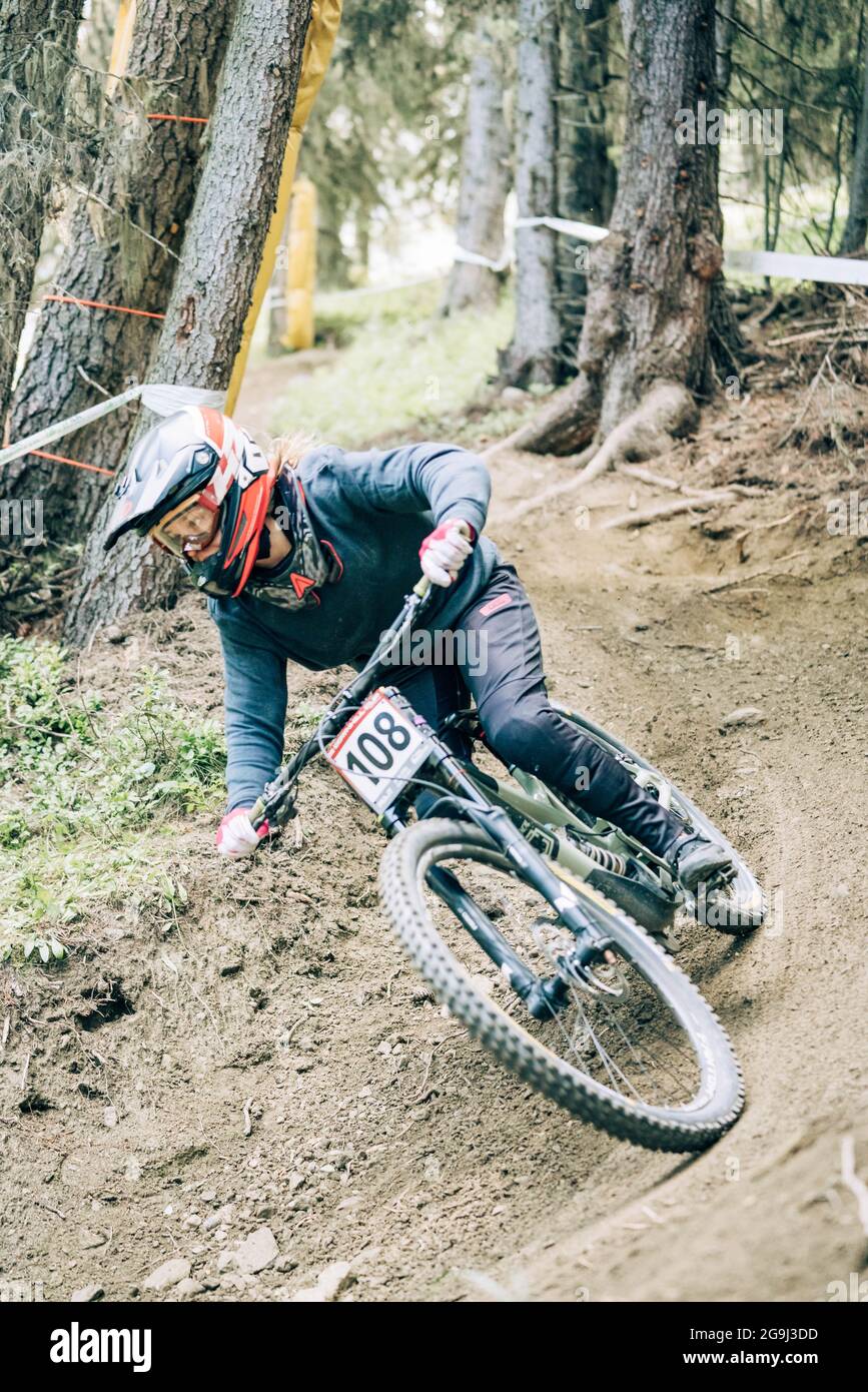 GAVA Lisa during the iXS European Downhill Cup, Mountain Bike cycling event on July 25, 2021 in ...